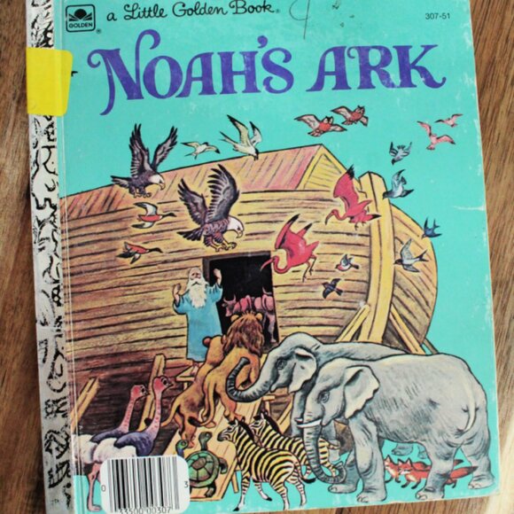 Little Golden Book | Toys | Vintage Little Golden Book Noahs Ark | Poshmark